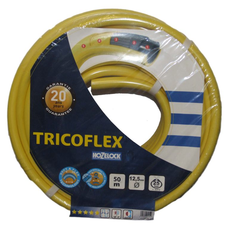 Hozelock Tricoflex Yellow PVC Hose - Professional Garden Water Pipe ...